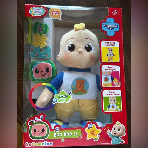 CoComelon | Toys | Boo Boo Interactive Play Cocomelon 2 Inch Stuffed ...